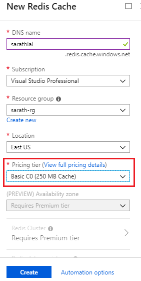 Azure Redis Cache With Azure SQL In Blazor Project